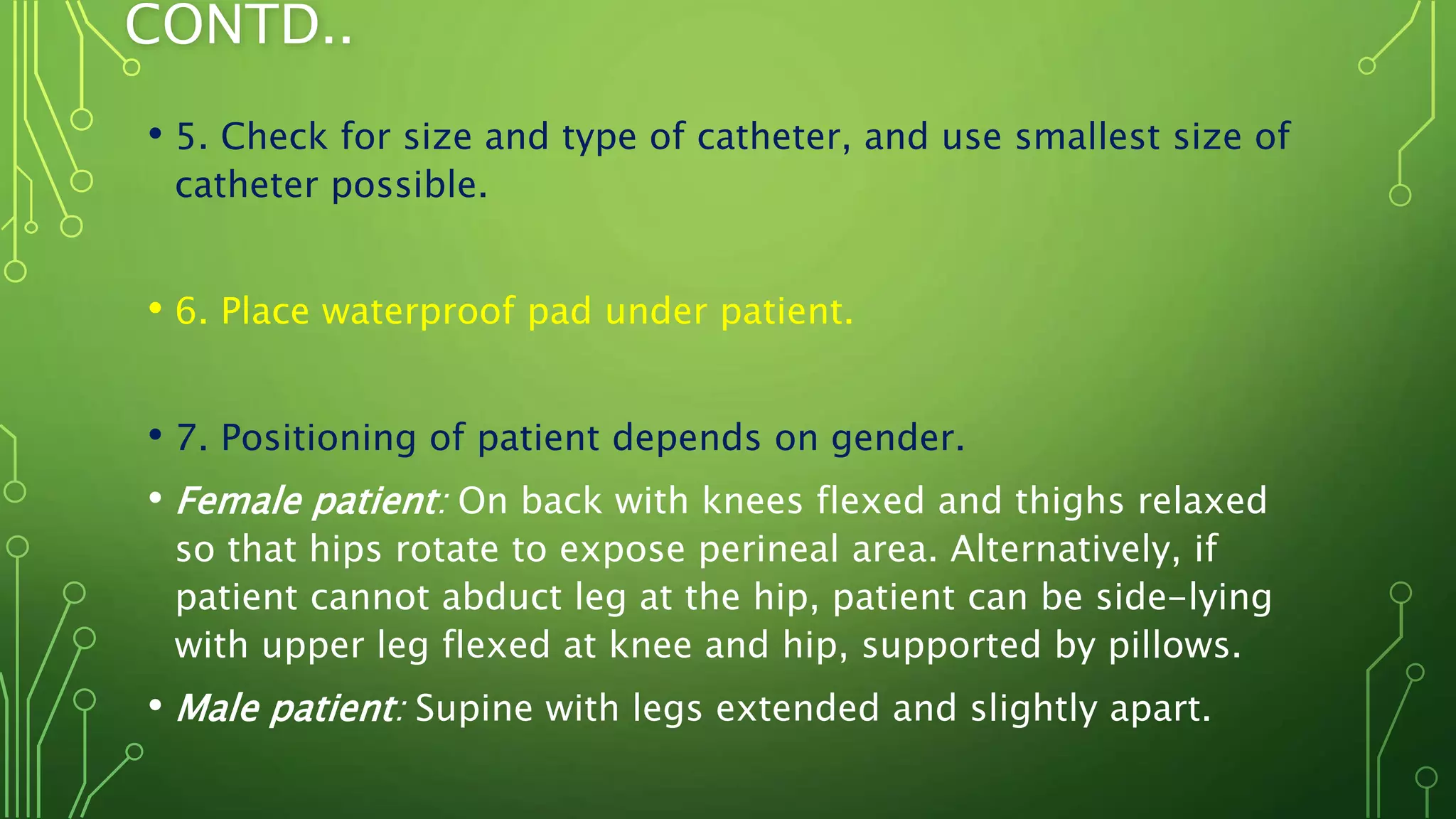 Catheterization | PPTX