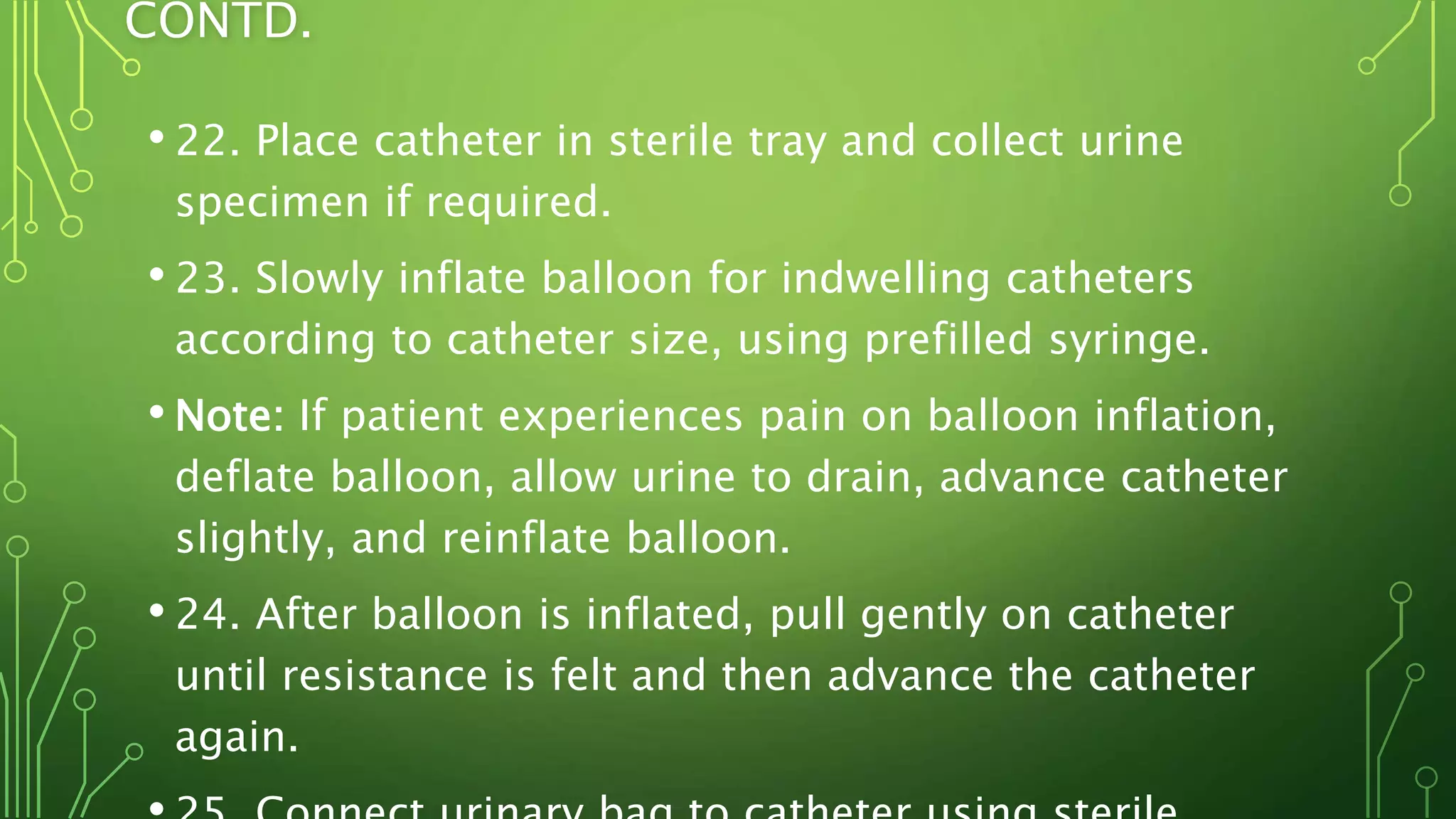 Catheterization | PPTX