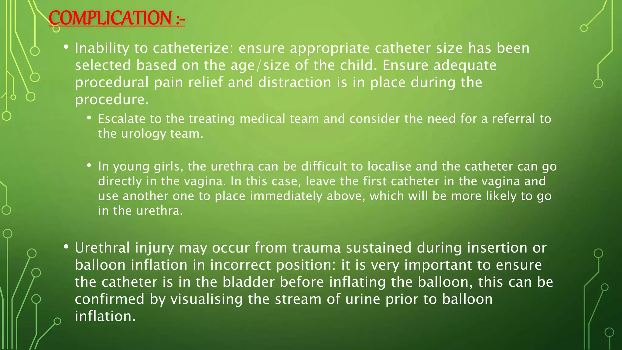 Catheterization | PPTX