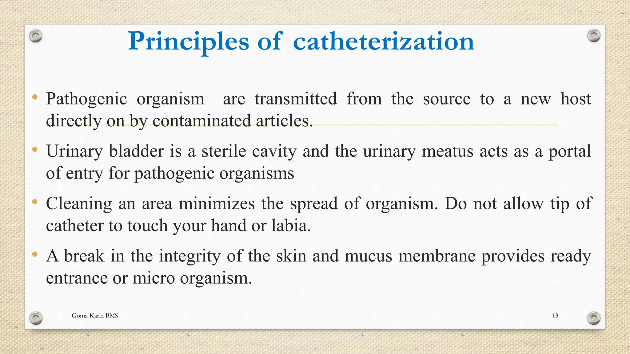 Urinary Catheterization(Definition, indication, types, procedure).pptx