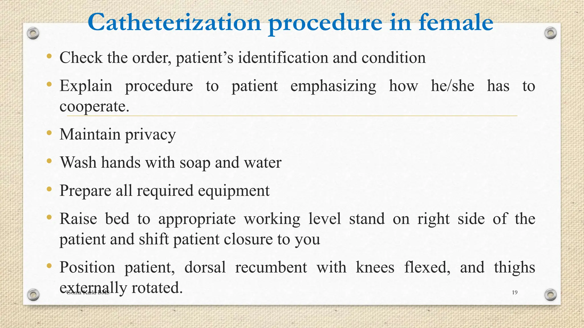 Urinary Catheterization(Definition, indication, types, procedure).pptx