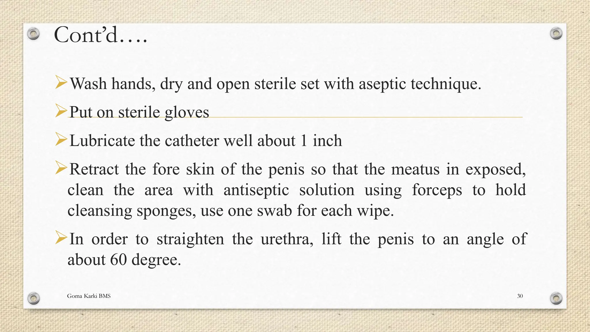 Urinary Catheterization(Definition, indication, types, procedure).pptx