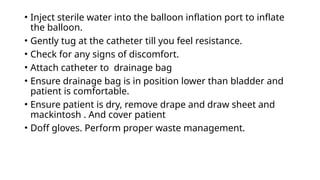 CATHETERIZATION.pptx ghhjjfhjfhfghhgggggg | PPTX