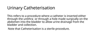 CATHETERIZATION.pptx ghhjjfhjfhfghhgggggg | PPTX