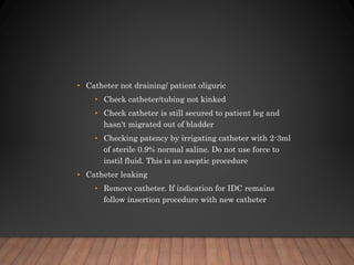 CATHETERIZATION LECTURE FOR RETDEMONSTRA | PPTX