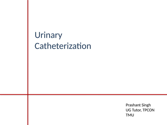 Catheterization Procedure for Childs and Adults | PPT