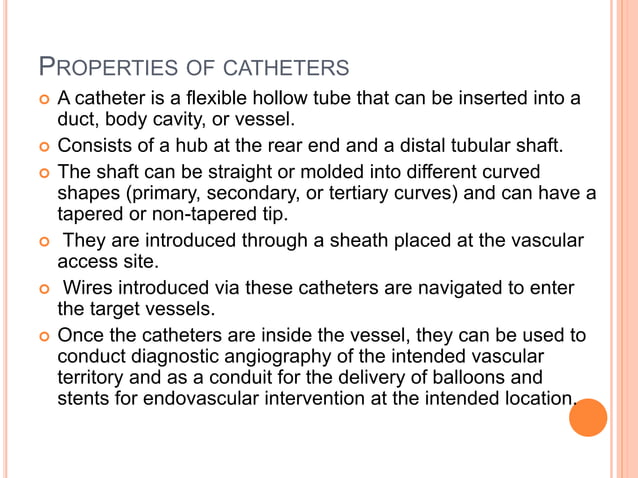 diagnostic and guiding catheters Presentation.pptx | Heart and ...
