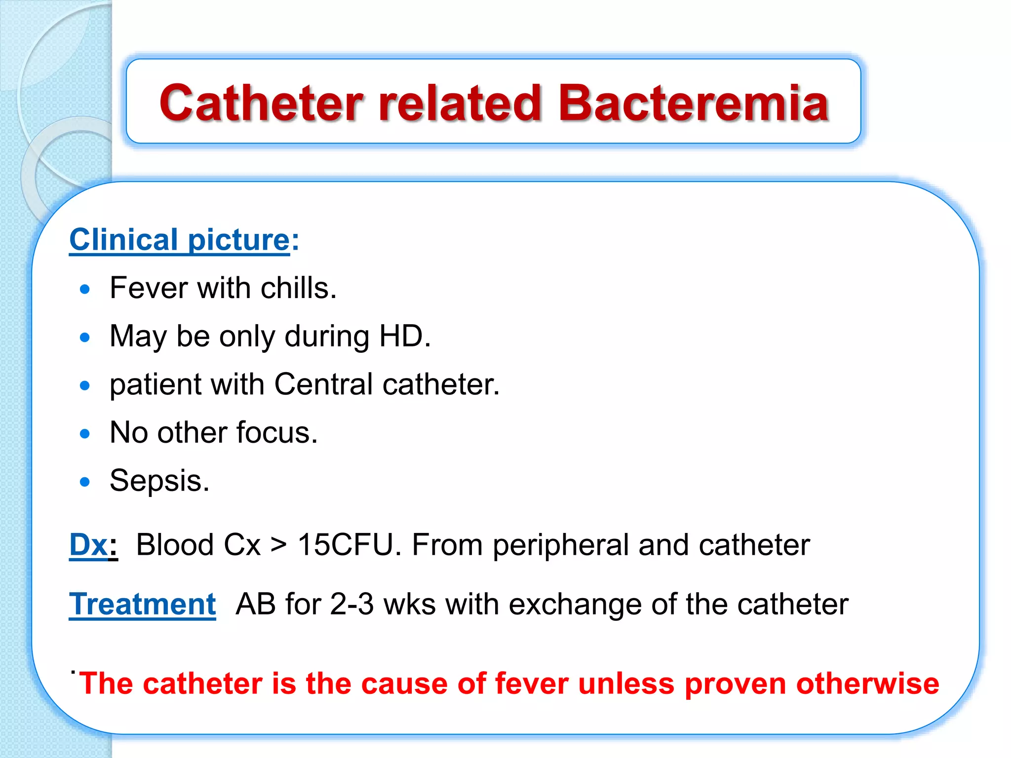 Catheter related infections atmeda final (1) | PPT