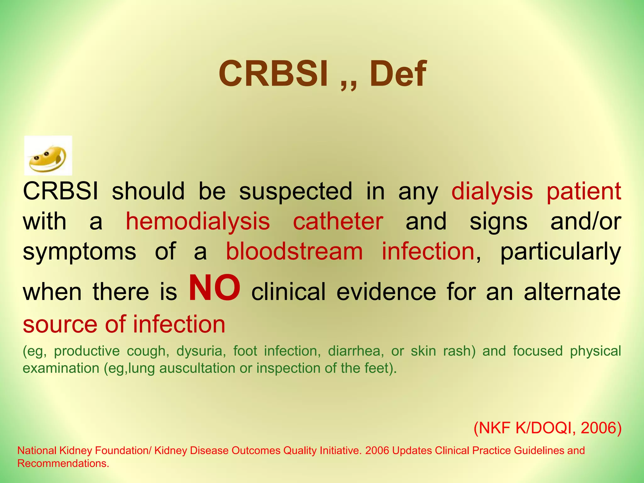 Catheter related infections- DR Nadia Mohsen | PPTX
