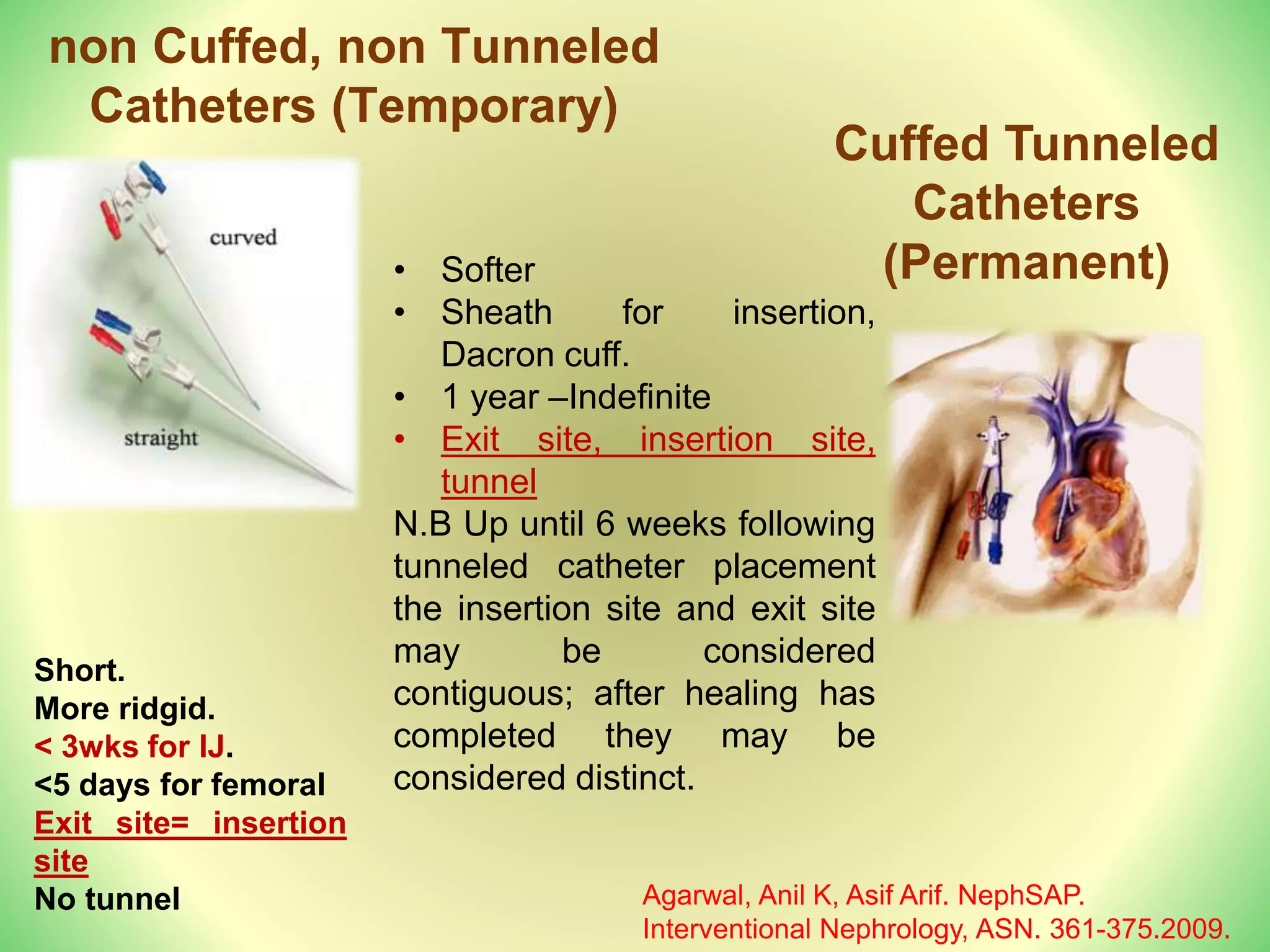 Catheter related infections- DR Nadia Mohsen | PPTX
