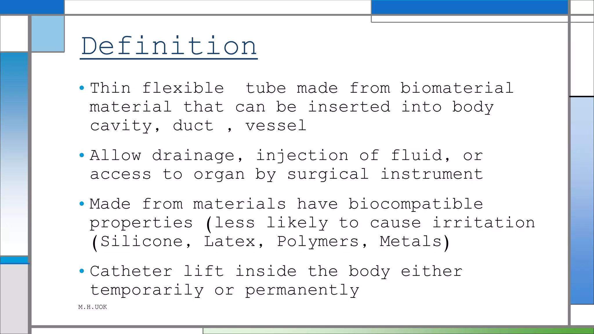 Catheters | PPTX