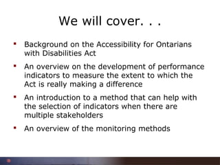 Developing Performance Measures through a Consultative Process | PPT