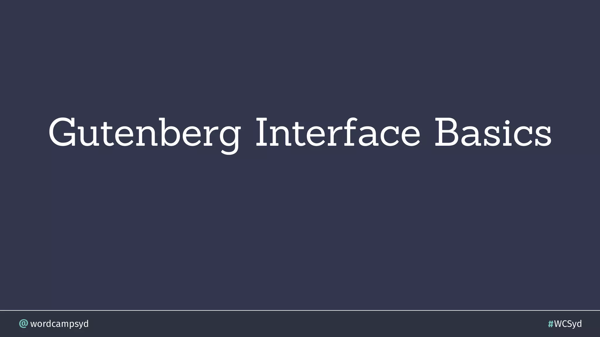 Gutenberg Block Editor Tips & Tricks | PPT