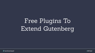 Gutenberg Block Editor Tips & Tricks | PPT