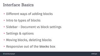 Gutenberg Block Editor Tips & Tricks | PPT