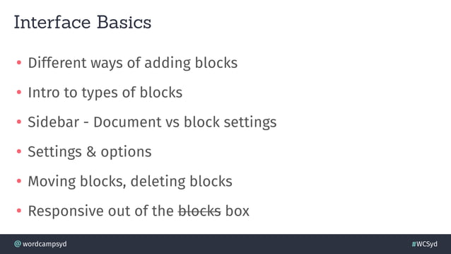 Gutenberg Block Editor Tips & Tricks | PPT