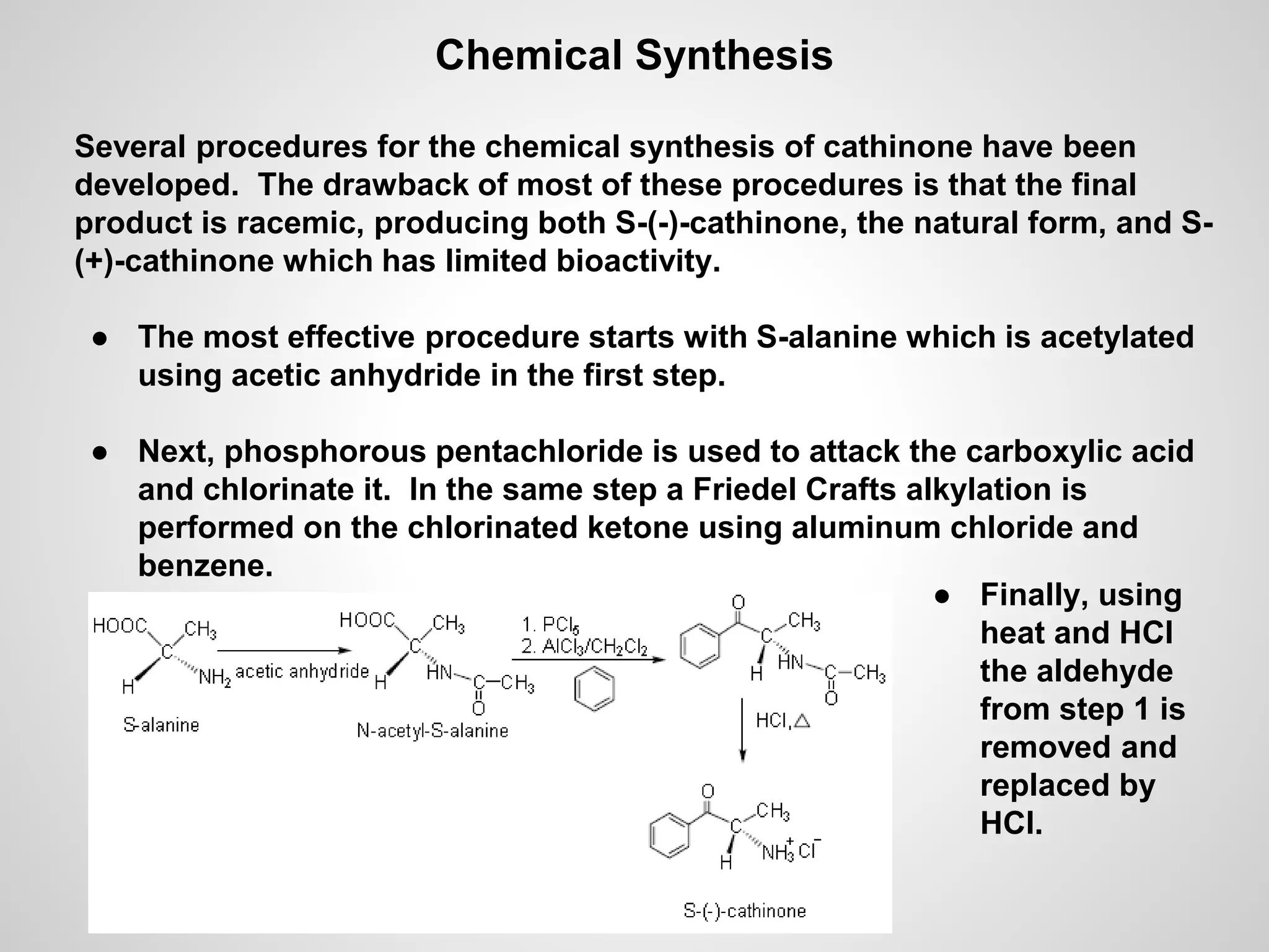 Cathinone (power-point to accompany report) | PPTX