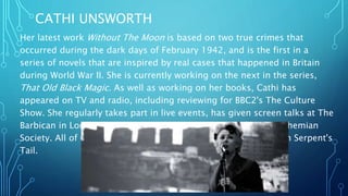 Cathi Unsworth’s Weirdo | PPT