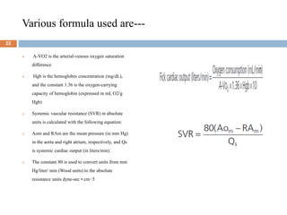 Cardiac catheteriztion, Oximetery study in a patient with VSD | PPTX