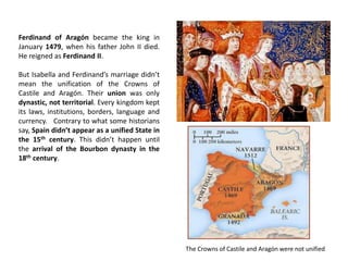 The Authoritarian Monarchy of the Catholic Monarchs (1469-1517) | PPT