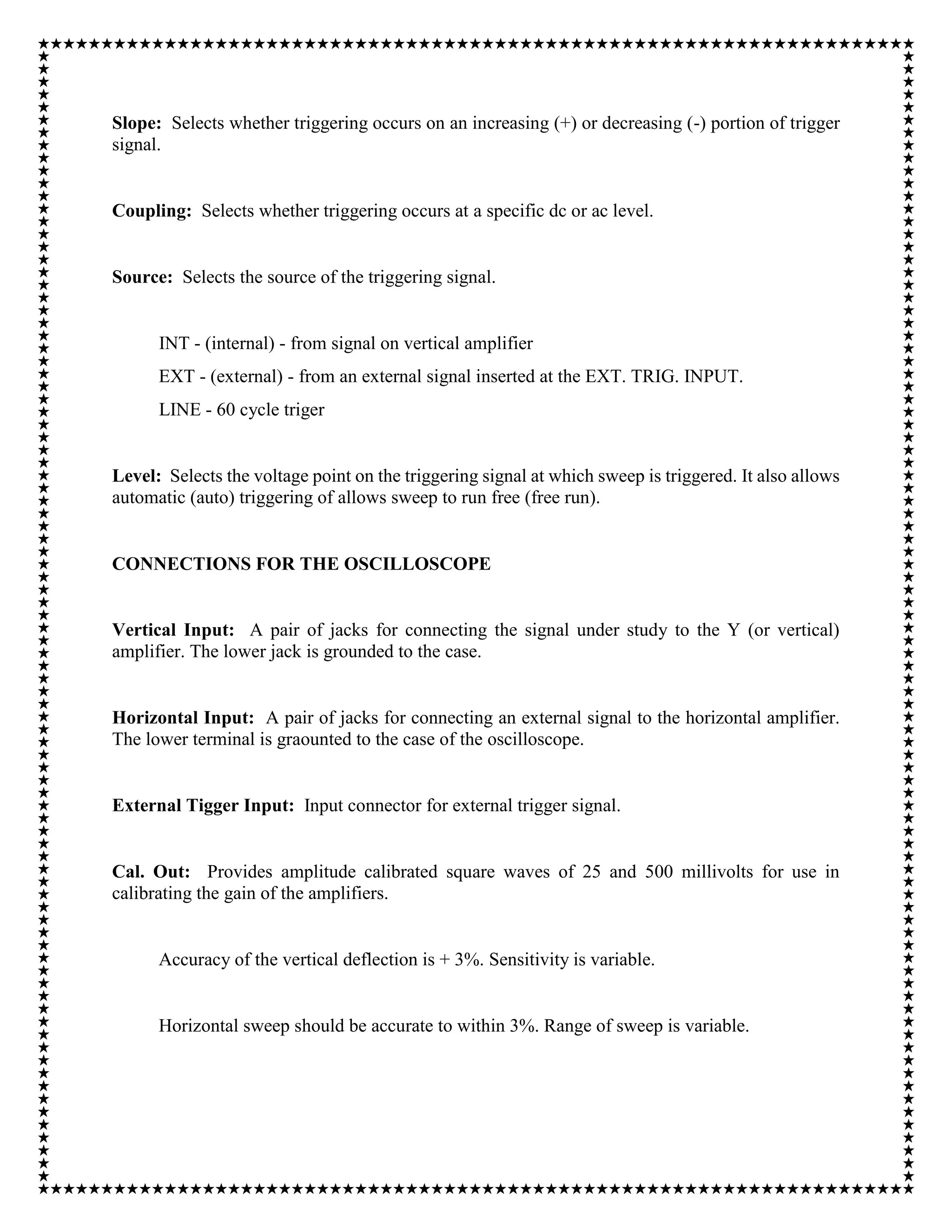 Cathode ray oscilloscope | PDF
