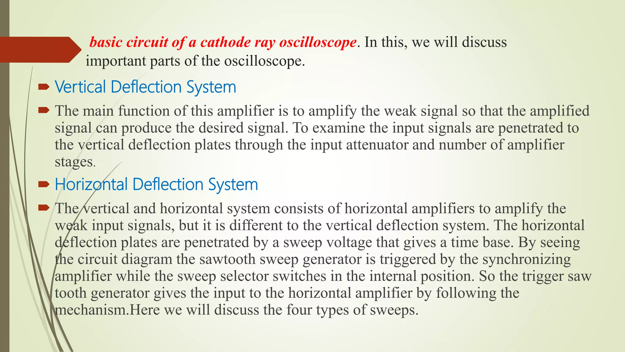 Cathode Ray Oscilloscope | PPTX