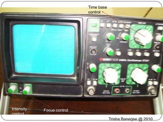 Cathode ray oscilloscope and related experiments | PPT