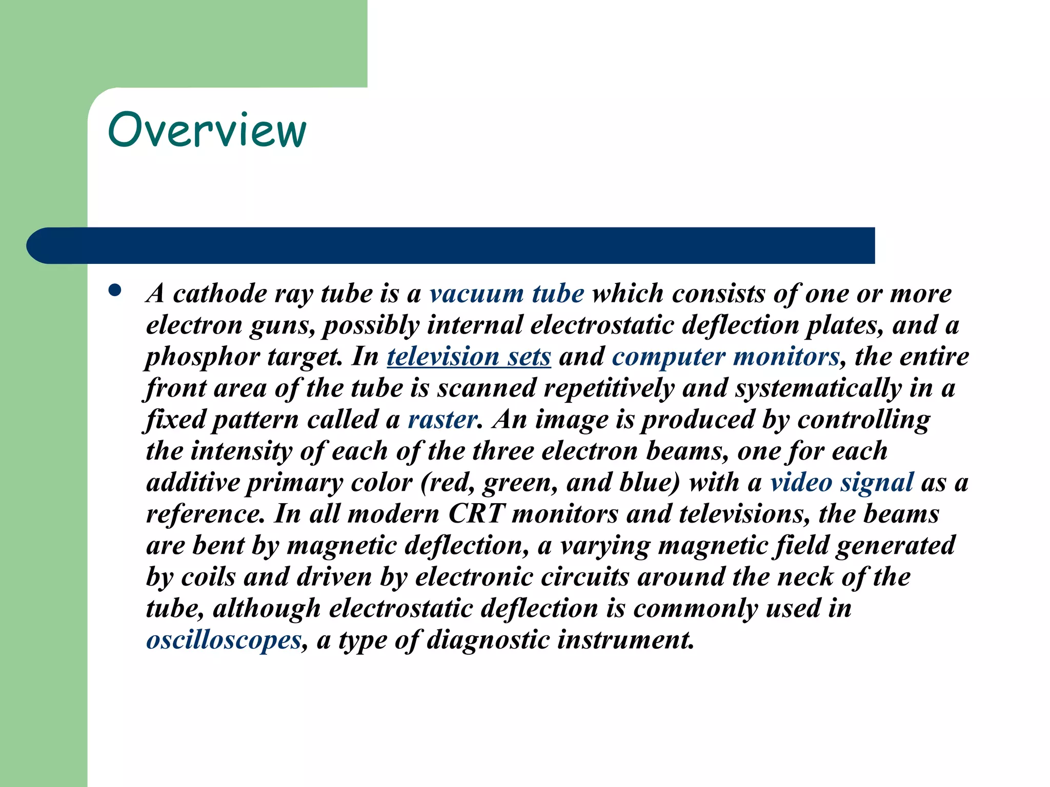 Cathode ray tube | PPT