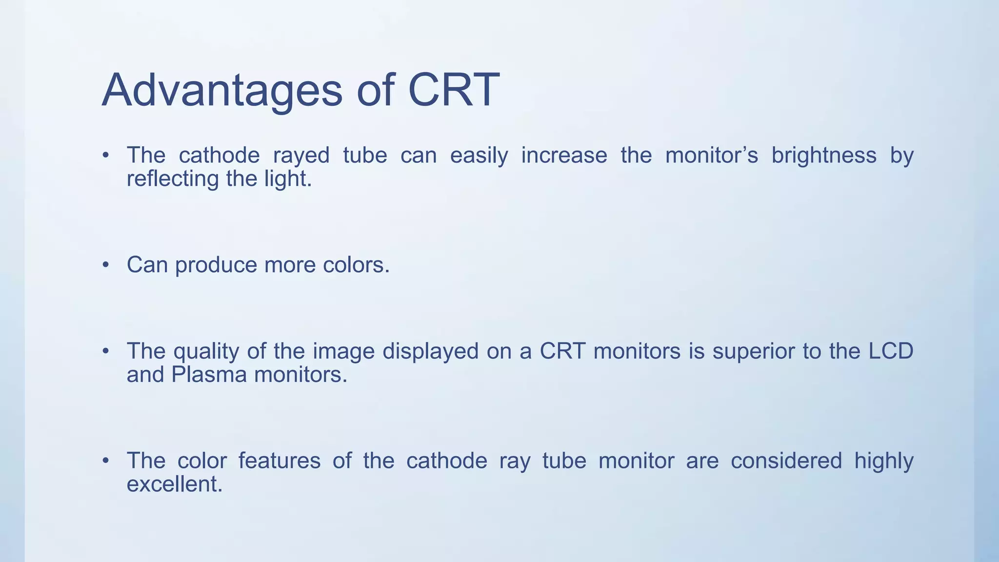 CRT (Cathode ray tube) | PPTX