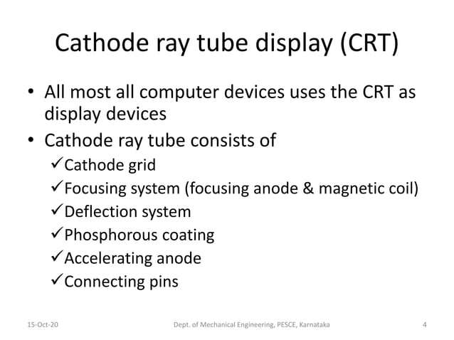 Cathode ray tube | PPT