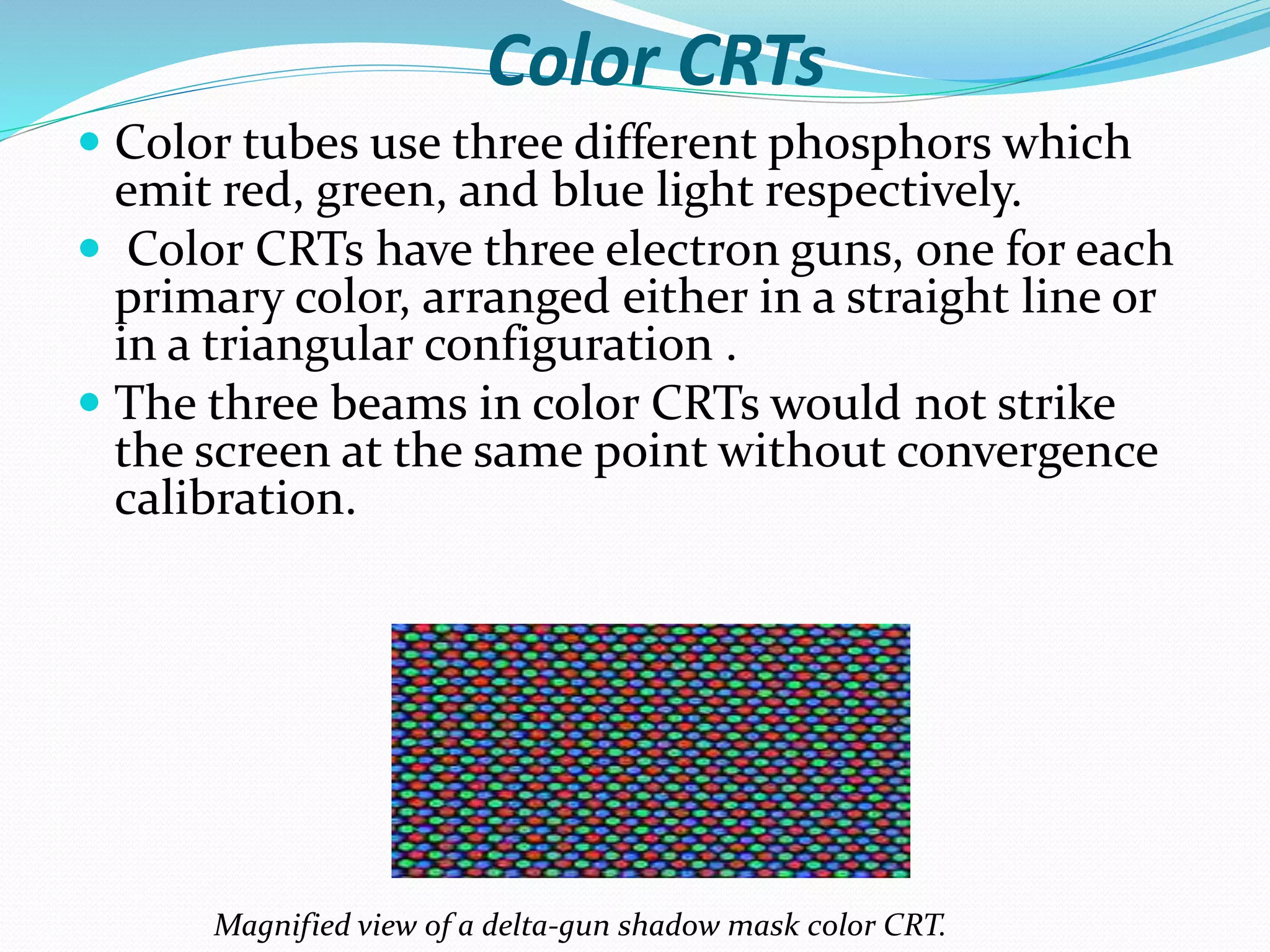 Cathode ray tube technology | PPTX