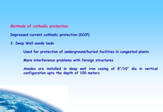 Cathodic-Protection using sacrificial anode system -Presentation | PDF