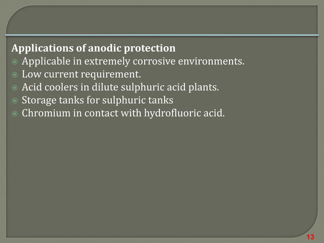 Cathodic and anodic protection | PPT | Chemistry | Science
