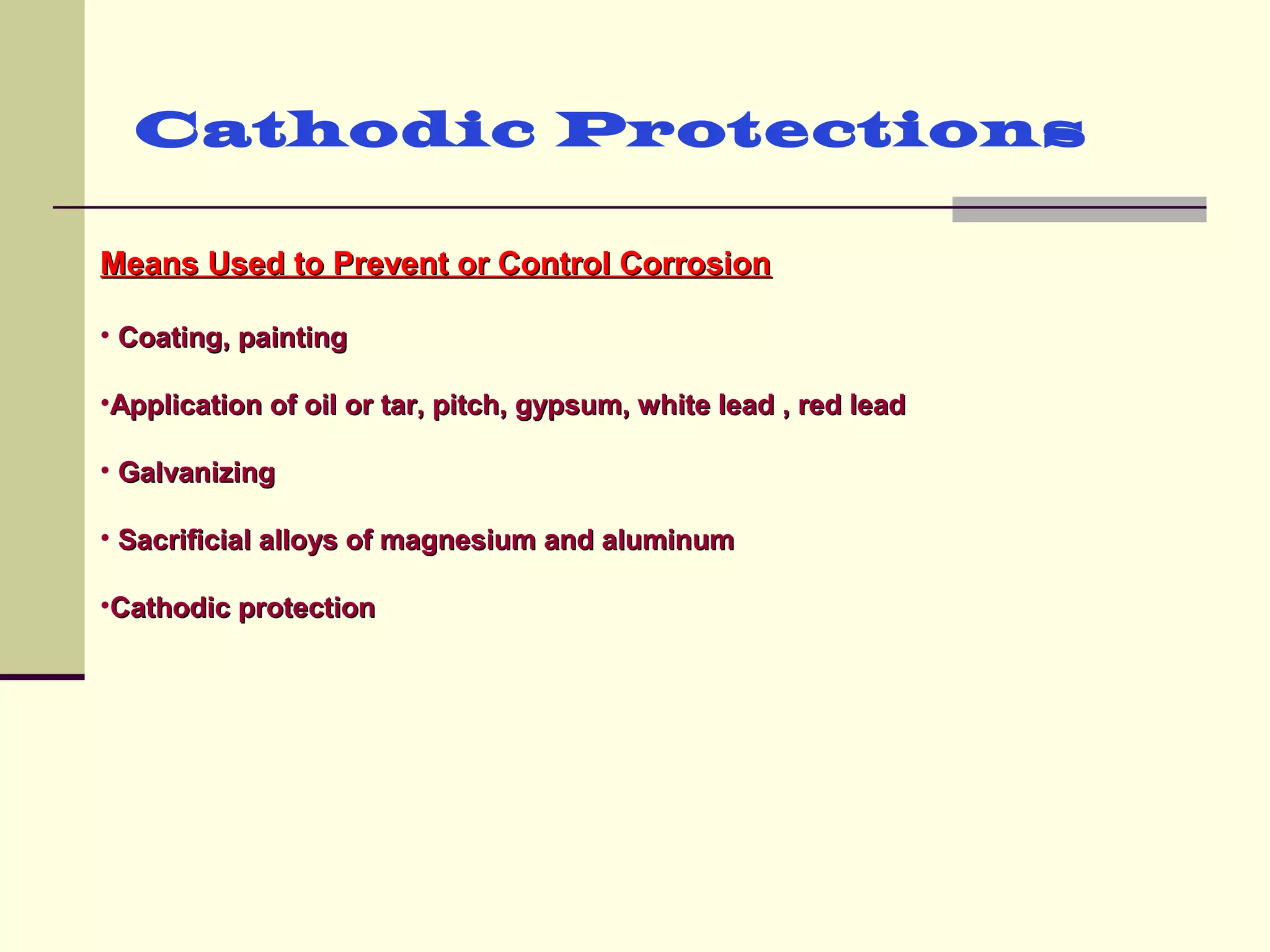Cathodic protection | PPT