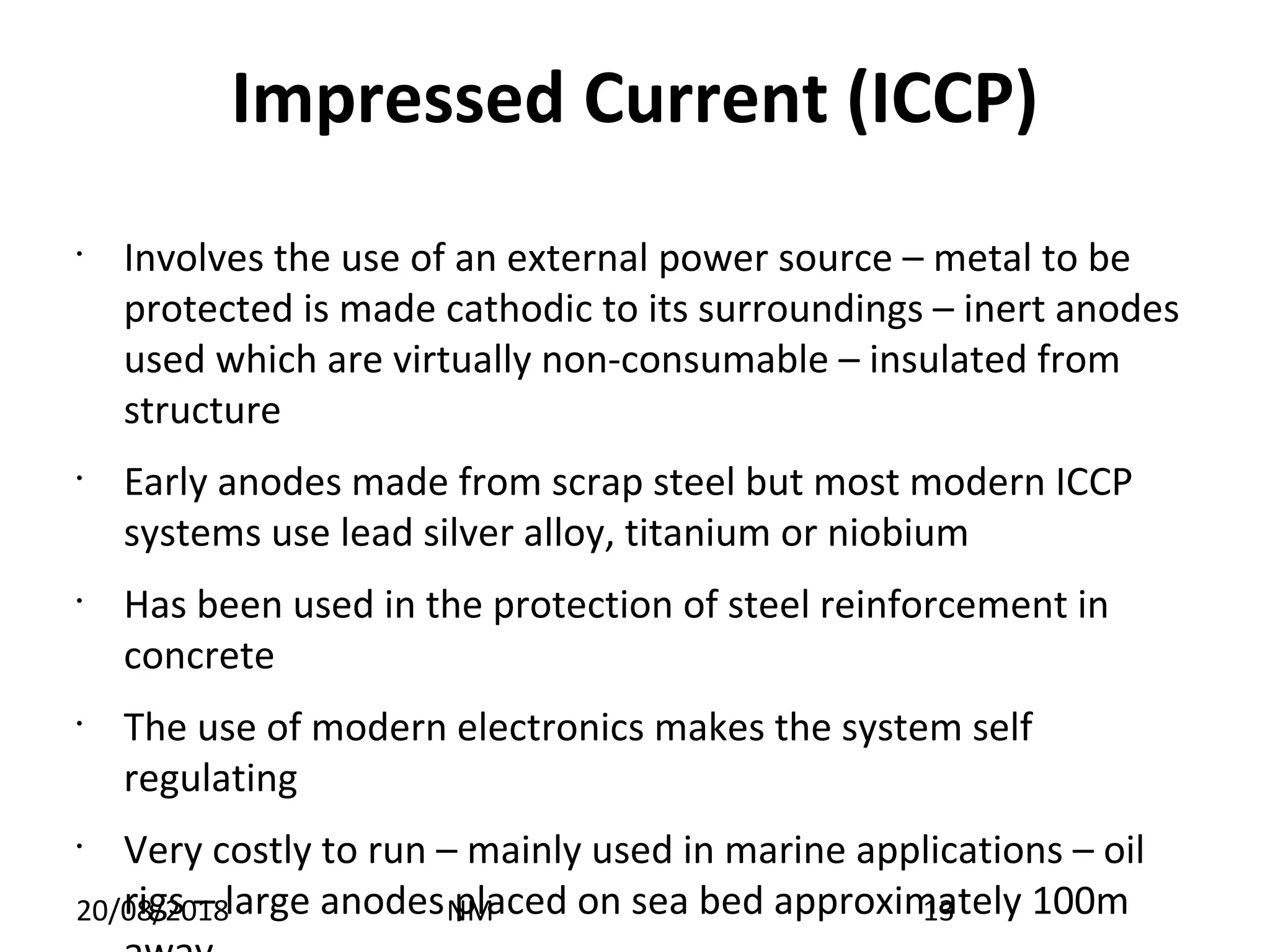 Cathodic protection | ODP