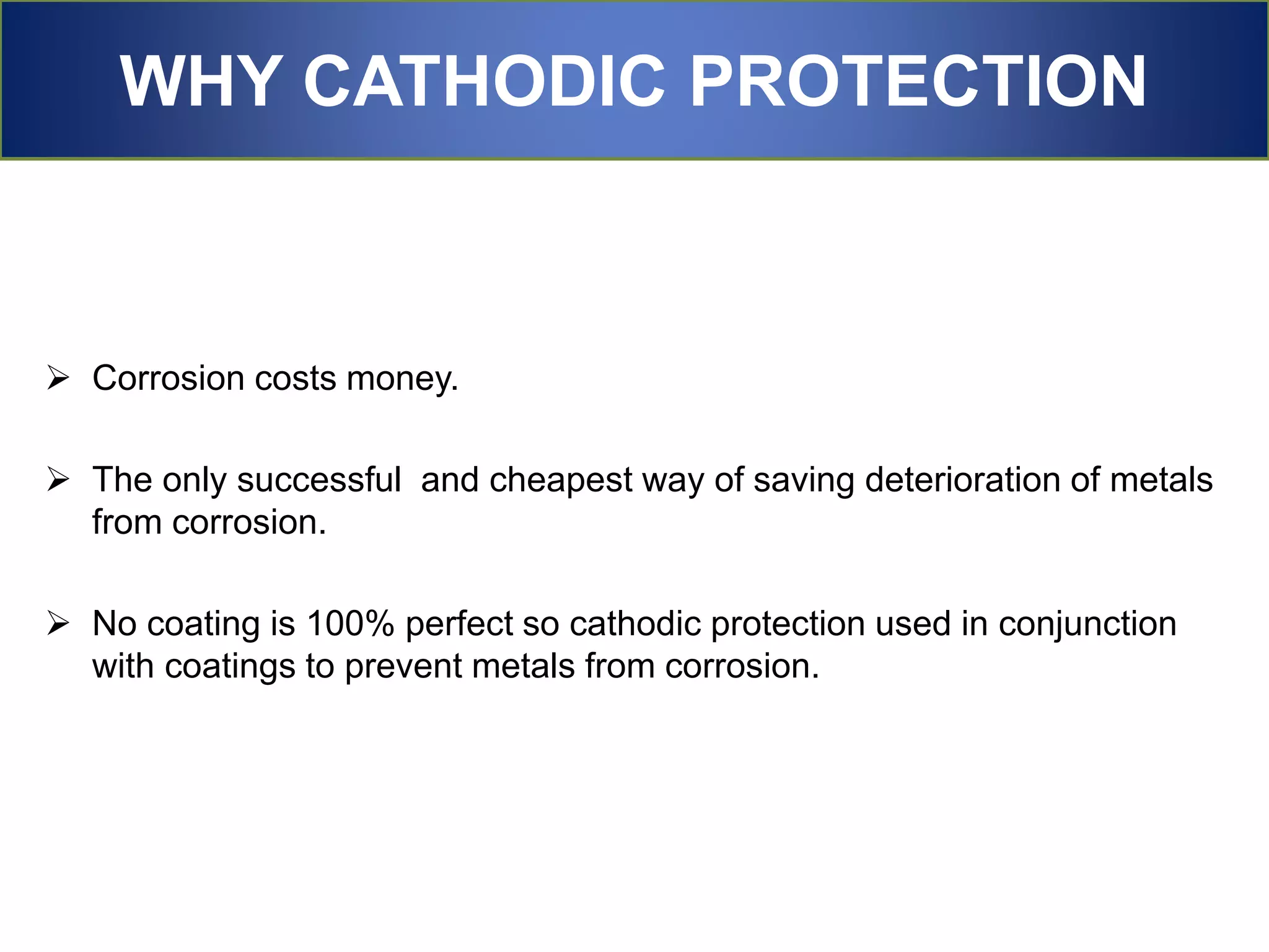 Cathodic protection fundamentals | PPTX