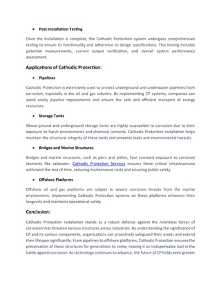 Cathodic Protection Installation Preserving Structures for Generations ...