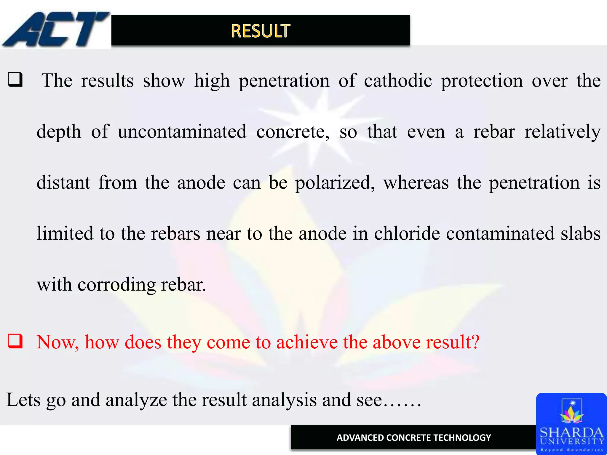 Cathodic Protection of New and Old Reinforced Concrete Structures | PPTX