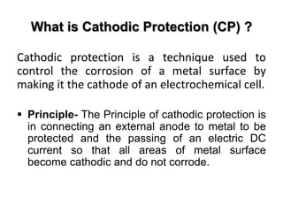 Cathodic protection of reinforced concrete structures | PPTX