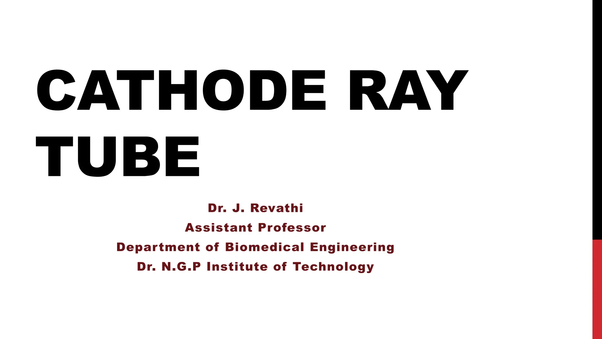 Introduction to cathode Ray Tube.pptx