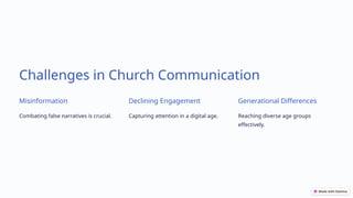 Catholic-Church-Communication presentation | PPTX