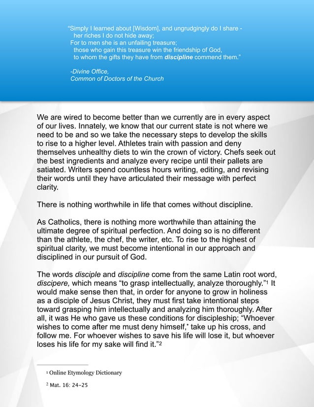 Catholic discipline | PDF