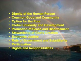 Catholic Social Teaching Arch 1 | PPT