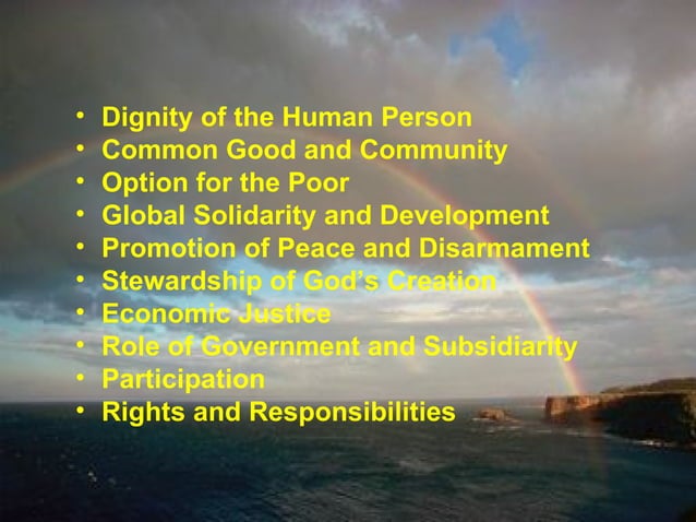 Catholic Social Teaching Arch 1 | PPT