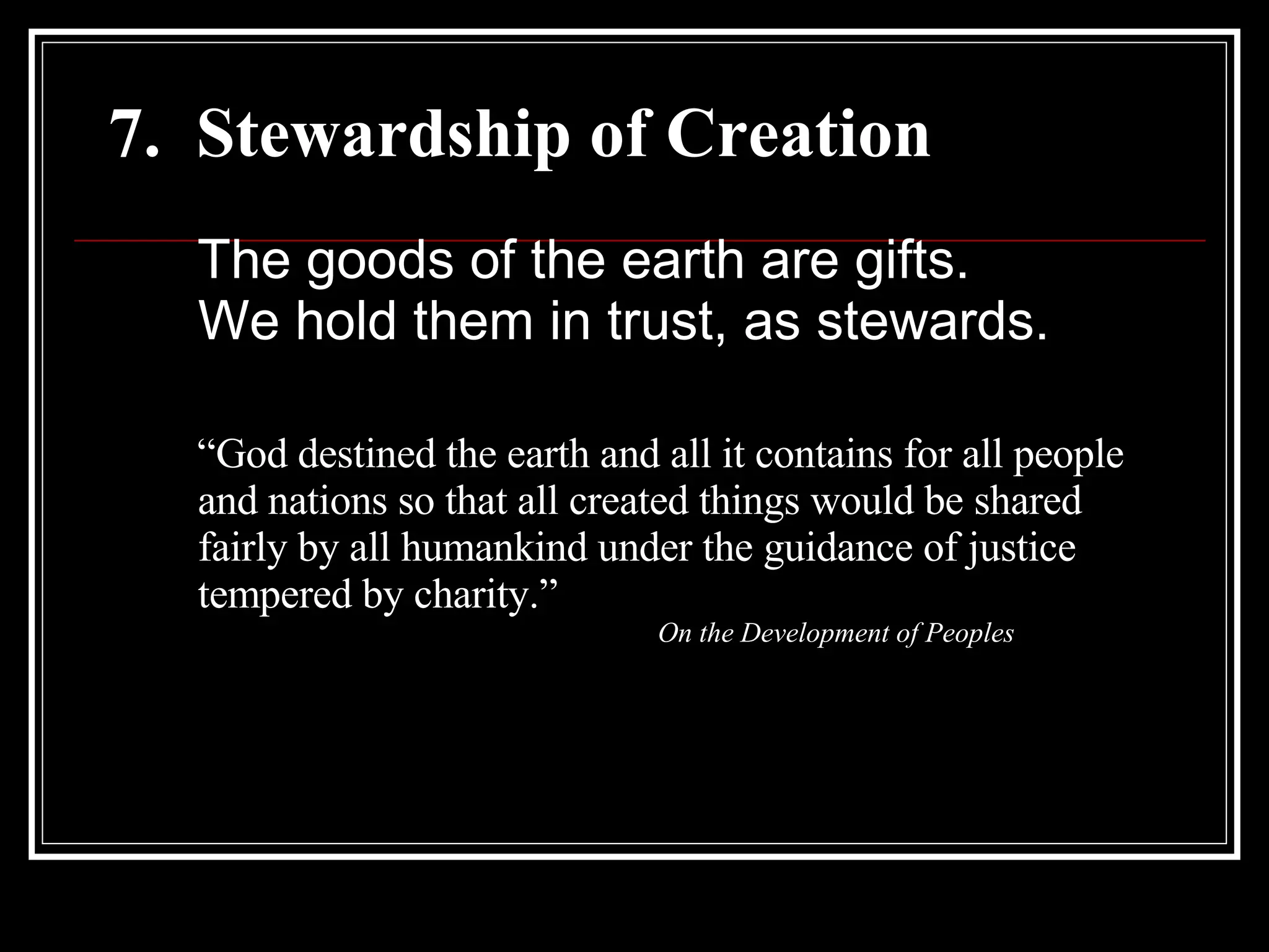 Catholic Social Teaching Ppt | PPT