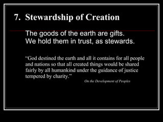 Catholic Social Teaching Ppt | PPT