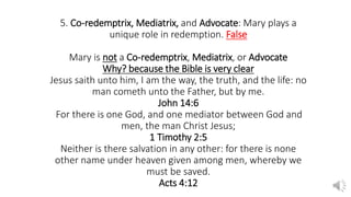What do Roman Catholics believe about Mary | PPT
