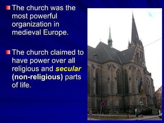 Catholic Church In Medieval Europe | PPT