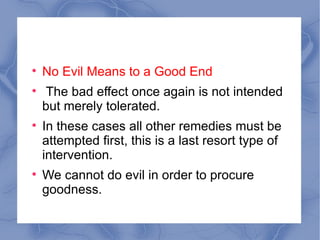 Catholic health care ethics select moral principles | PPT
