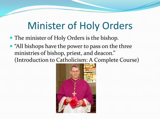 Catholicism power point holy orders | PPTX